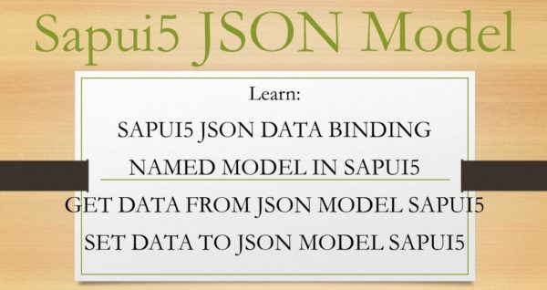 Sapui5 Programming For Beginners Part 2 Introducing Sapui5 Json Model